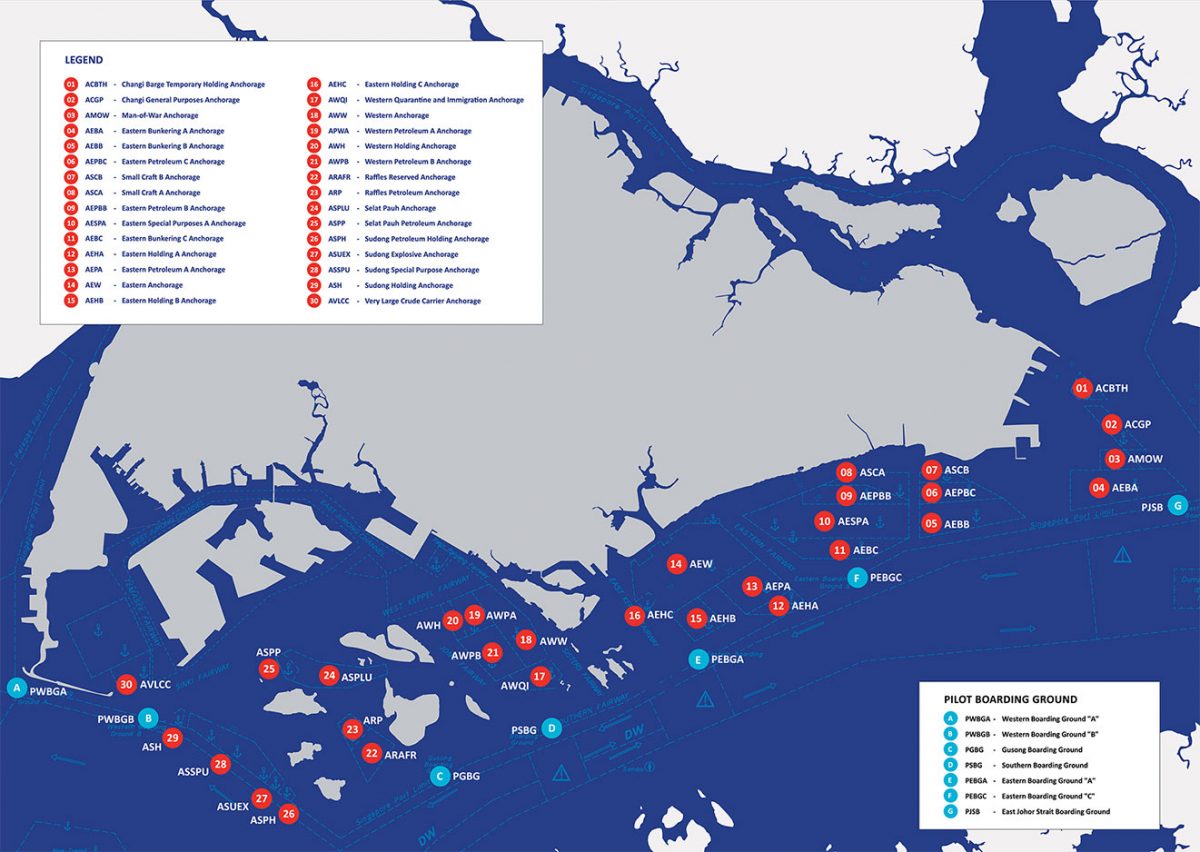 Singapore Port Anchorages - Port Info Hub